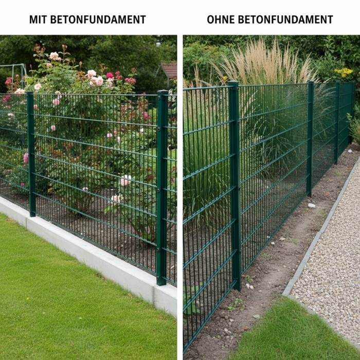 Stabiler Zaun Ohne Betonieren